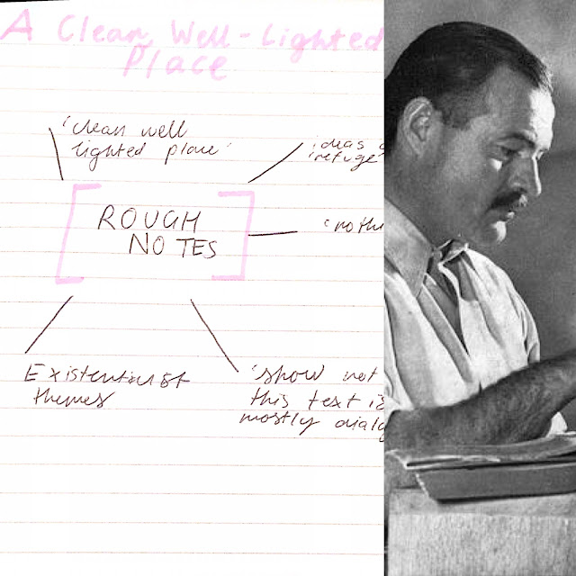 AMERICAN SHORT STORIES: 3. A Clean Well Lighted Place by Hemingway