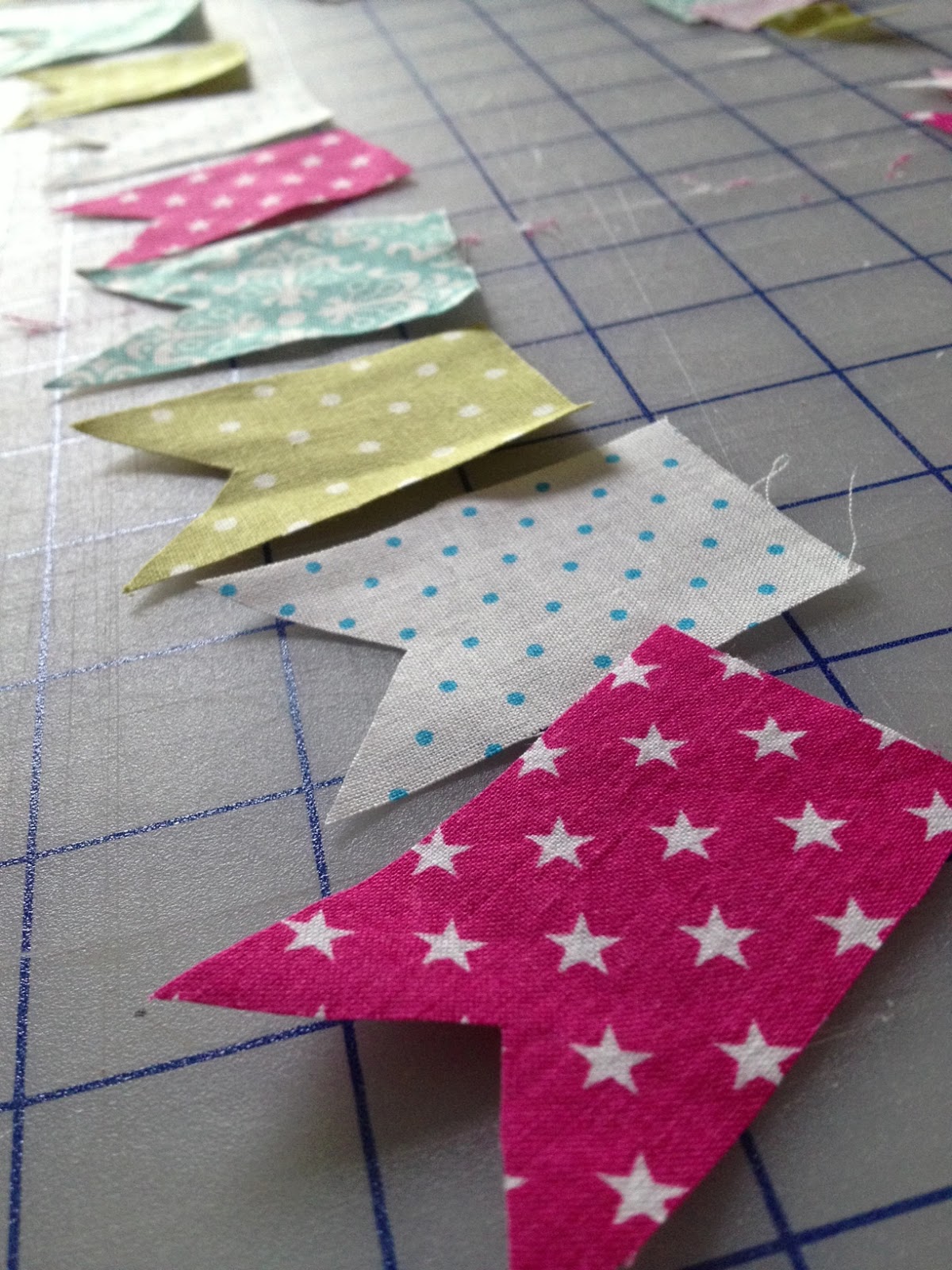 Crafty Teacher Lady: Pretty Fabric Bunting