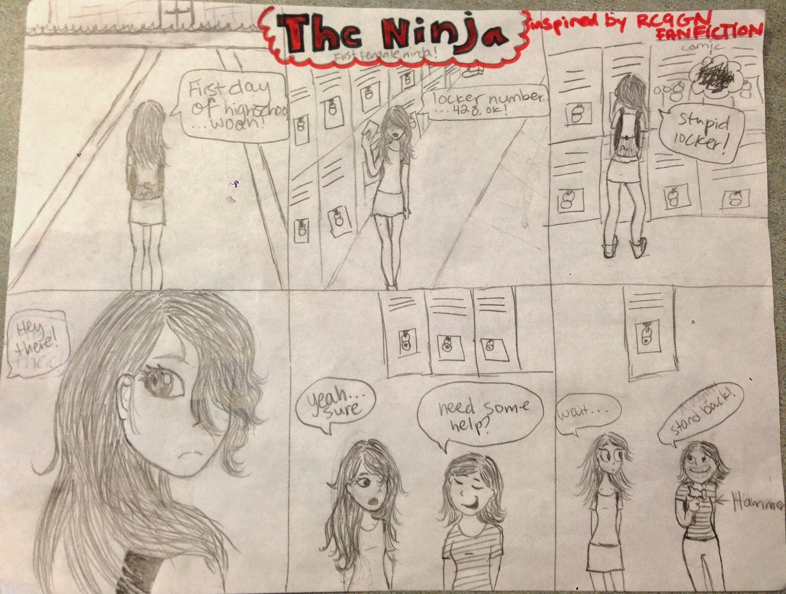 RAUC Talk: First "The Ninja" comic :} :D inspired by: rc9gn (Randy ...