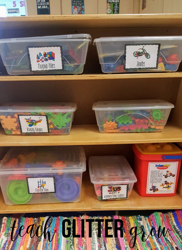 Science Lab Set Up - Teach Glitter Grow