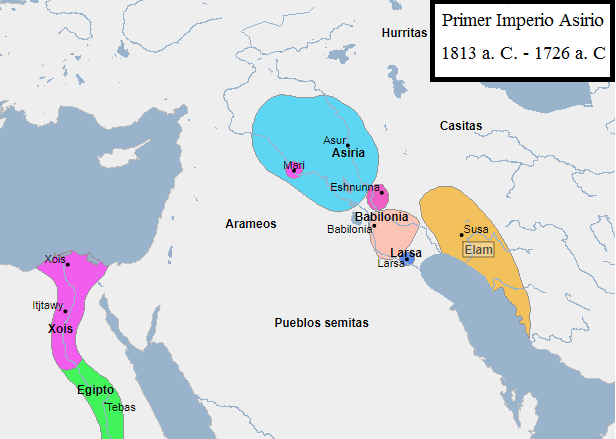 Filosofía Apuntes: Historia de los Asirios (1813 a. C. - 609 a. C.)
