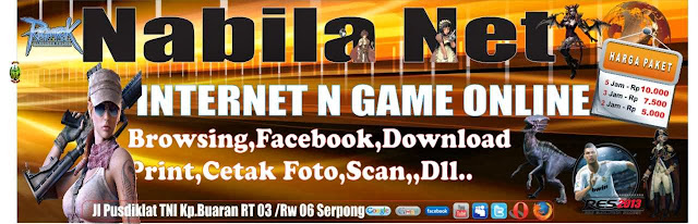 SERVIS LAPTOP PANGGILAN SE KAB CIANJUR: Contoh Desain Spanduk Warnet