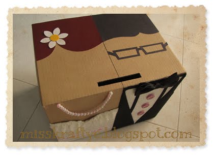 Miss Krafty E: Ang Bao Boxes: Classic Bride & Groom (Single box)