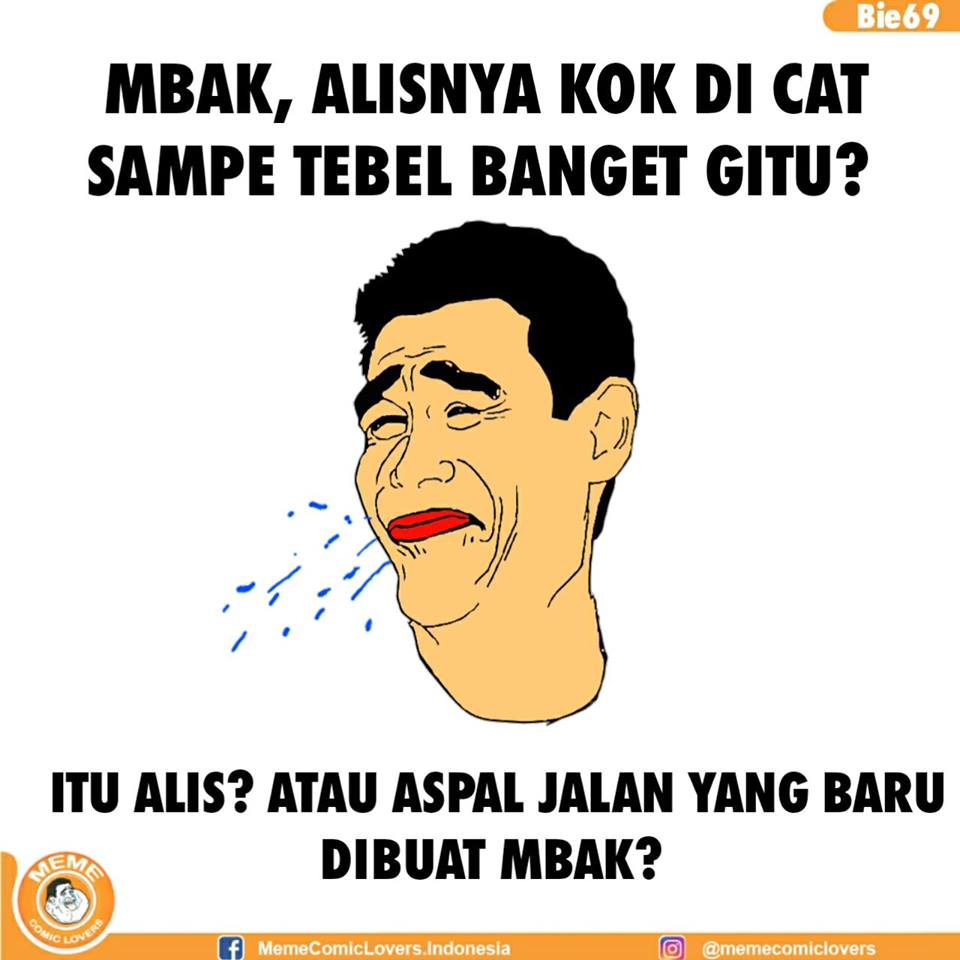 10 Meme Lucu 'Alis Tebal' yang Ampuh Ceriakan Harimu