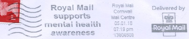 Norvic Philatelics Blog: Royal Mail Slogan Postmarks January 2018.