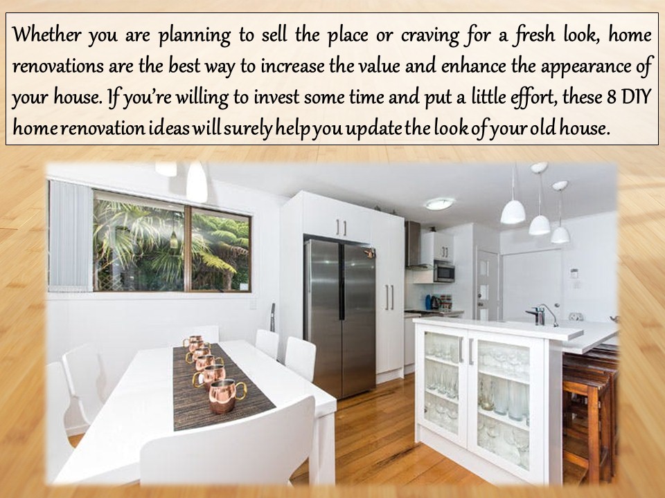 8 DIY Home Renovation Ideas
