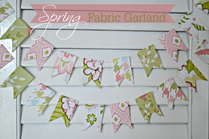 The Life of Jennifer Dawn: Fabric Garland for Spring