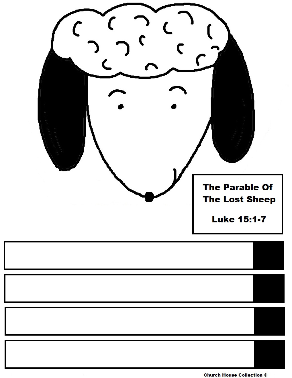 Lost Sheep Parable Craft