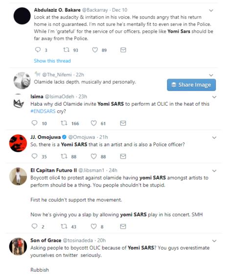 Olamide Slammed For Inviting Yomi Sars To Perform At OLIC 4 - TRIBUNALVIBEZ