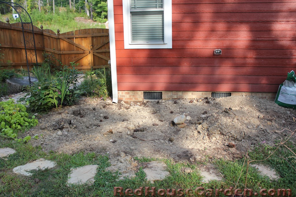 Red House Garden: Drainage Solution - a Dry Pond
