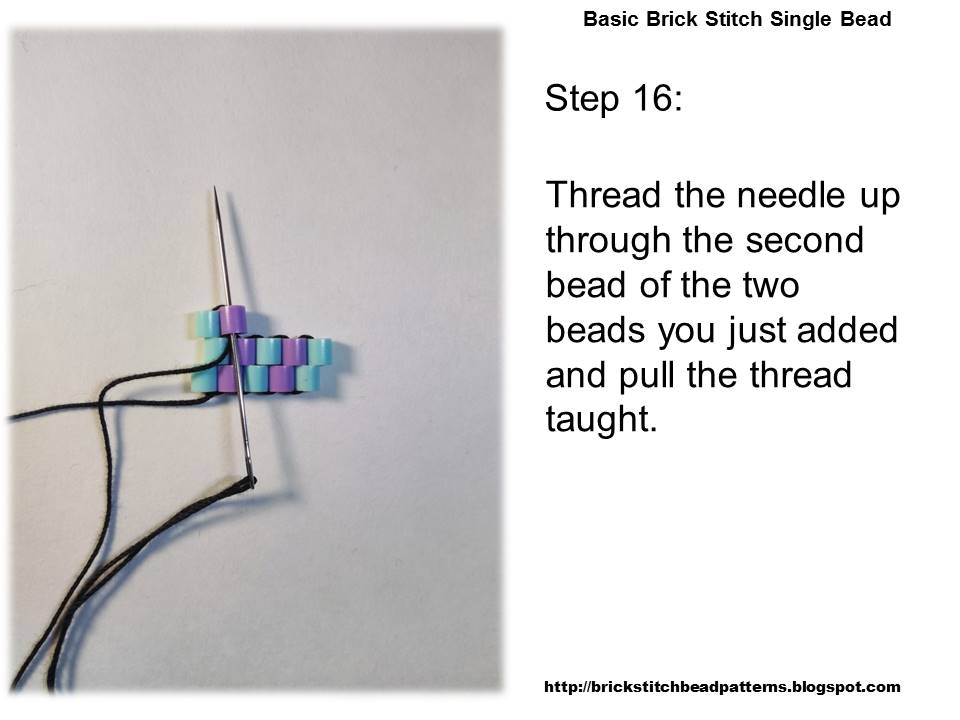 Brick Stitch Bead Patterns Journal: Basic Brick Stitch Single Bead ...