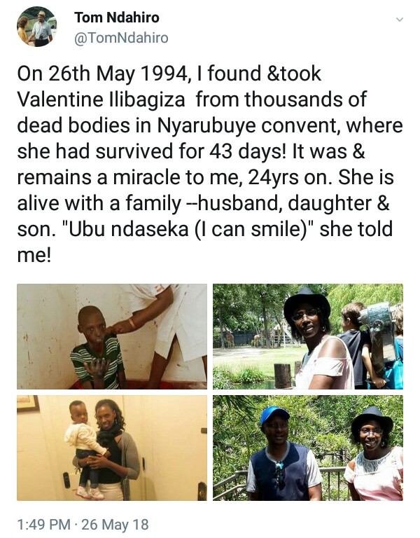 Before and after photos of Rwandan genocide survivor rescued from ...