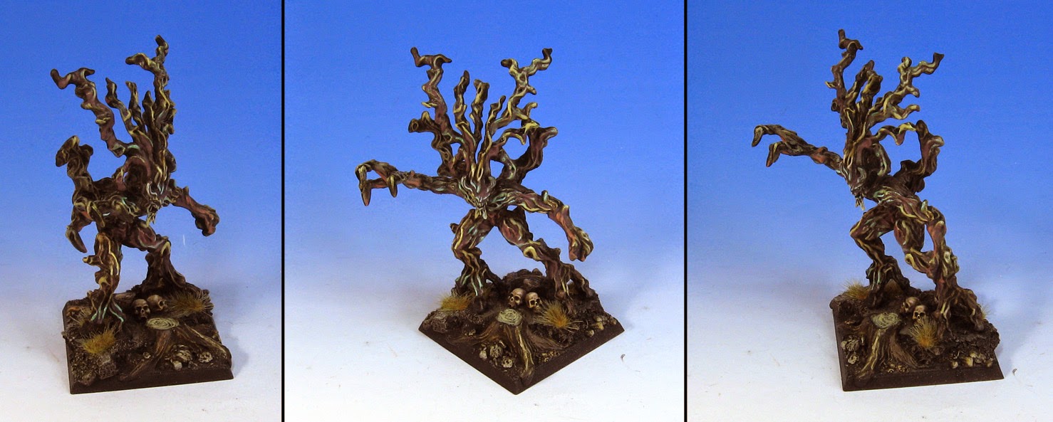 James Wappel Miniature Painting: Tree Warrior from Raging Heroes