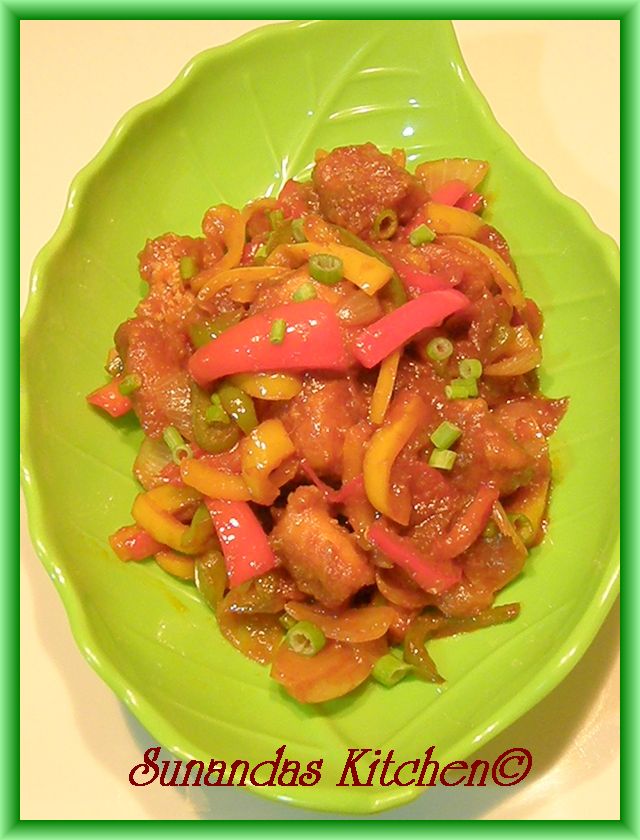 Recipes from Sunanda's Kitchen: Fish Manchurian