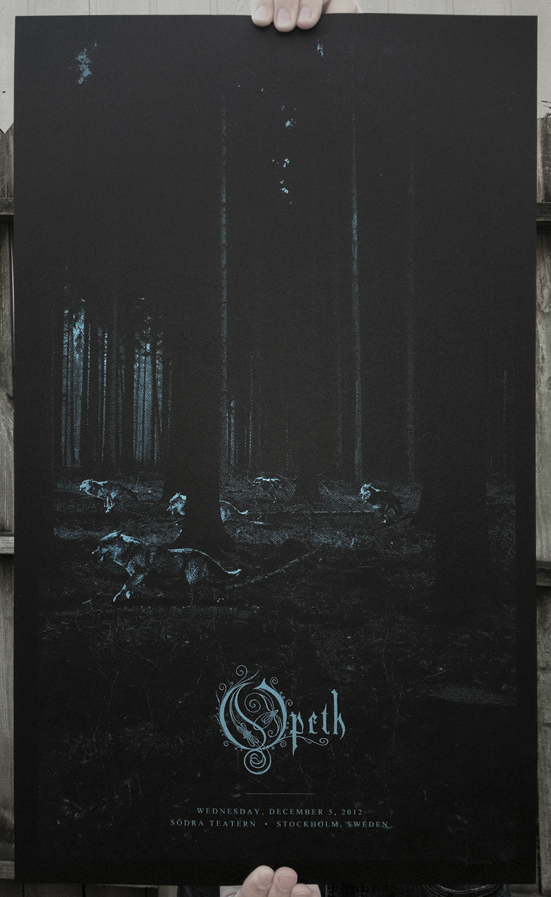 INSIDE THE ROCK POSTER FRAME BLOG: Opeth & The Mountain Goats Posters ...