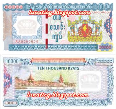 Myanmar will introduce 10000 kyat | Lunaticg Coin