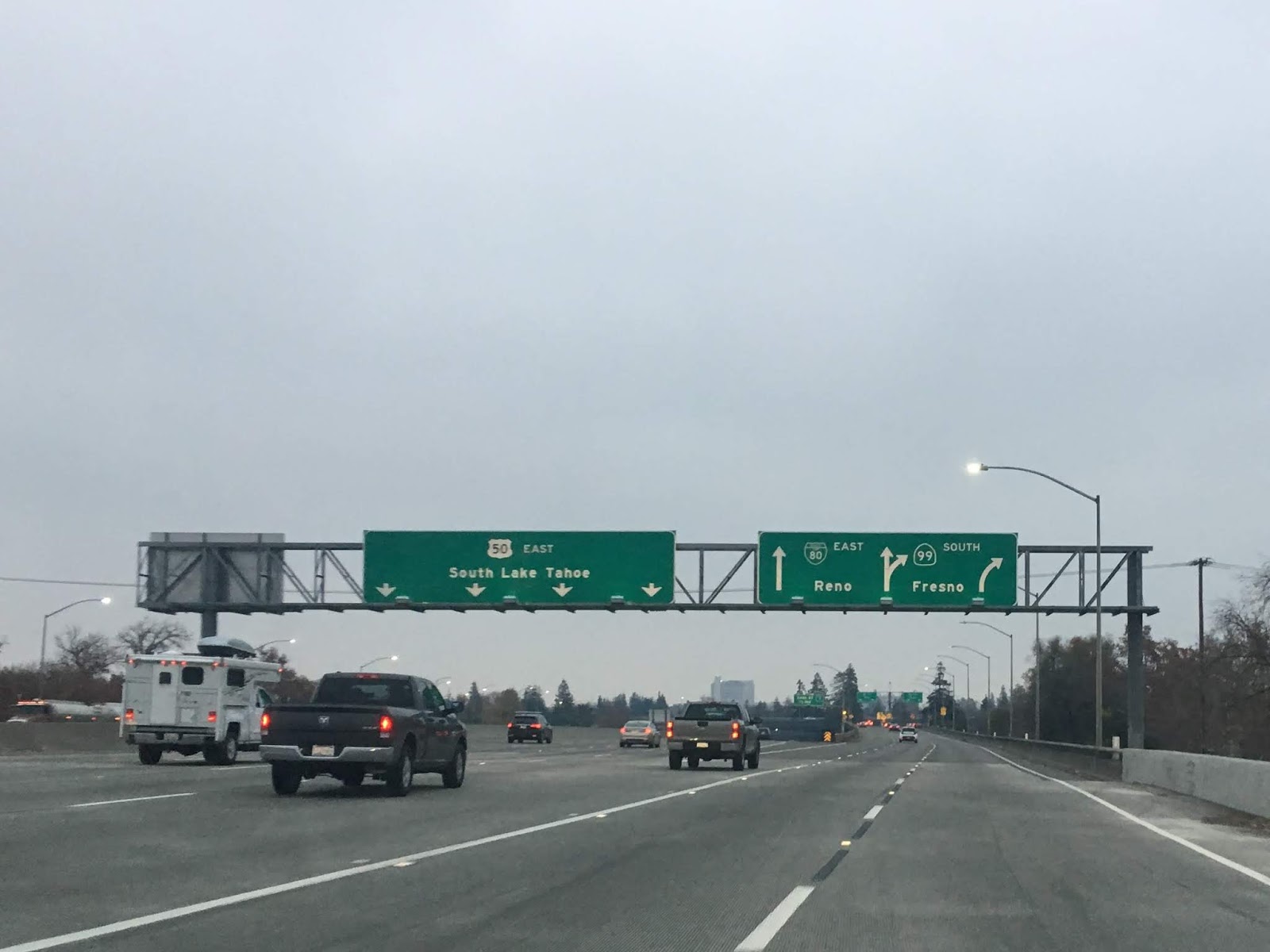 California State Route 99/Old US Route 99 Freeway Part 2; US Route 50 ...