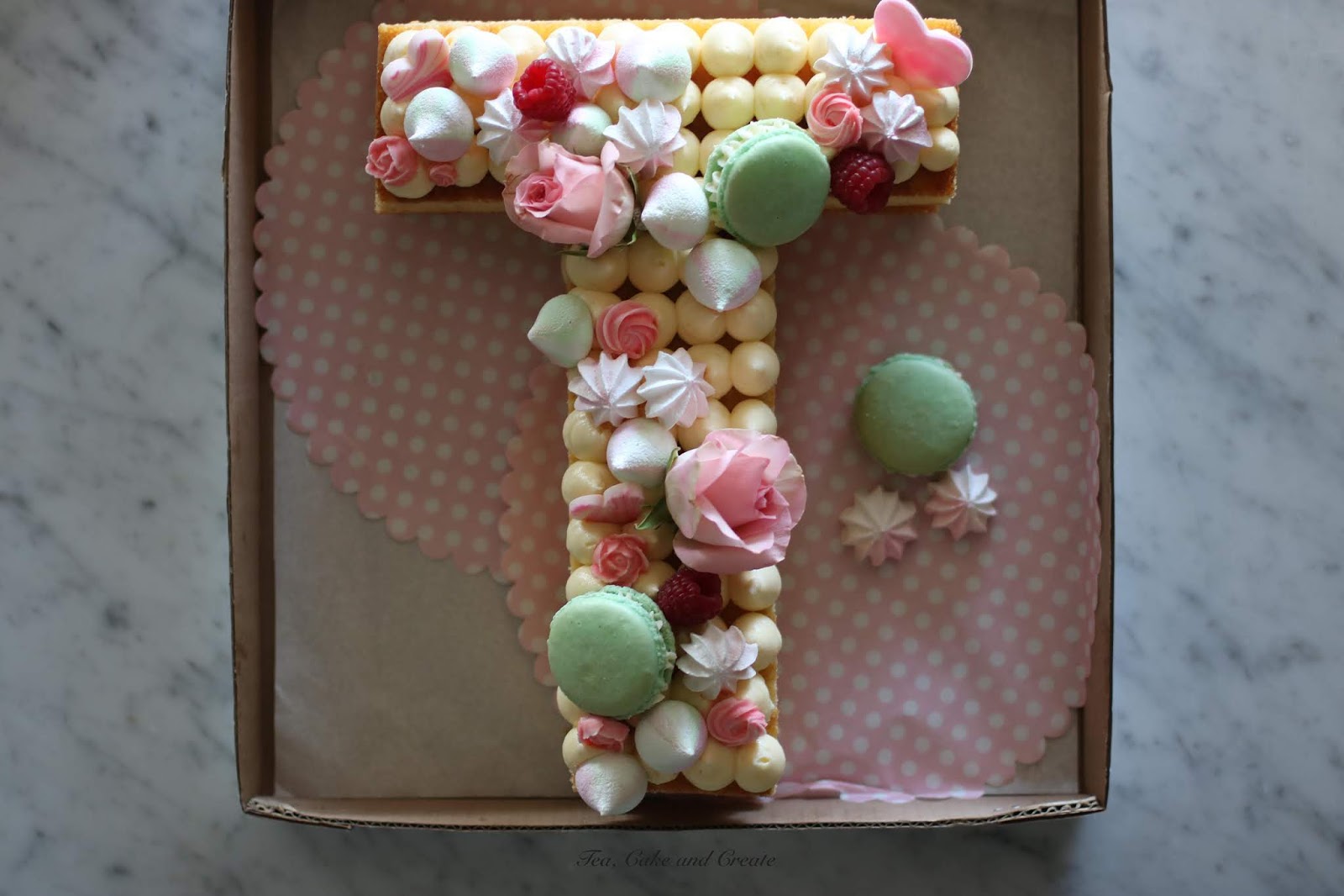 Tea, Cake & Create: Letter Cake Cookie Cake