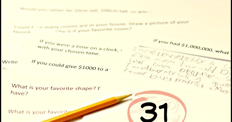 31 Math Inspired Journal Writing Prompts for Kids {Free Printable ...