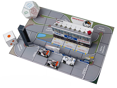 Formula 1 Board Game Papercraft | Paperized Crafts