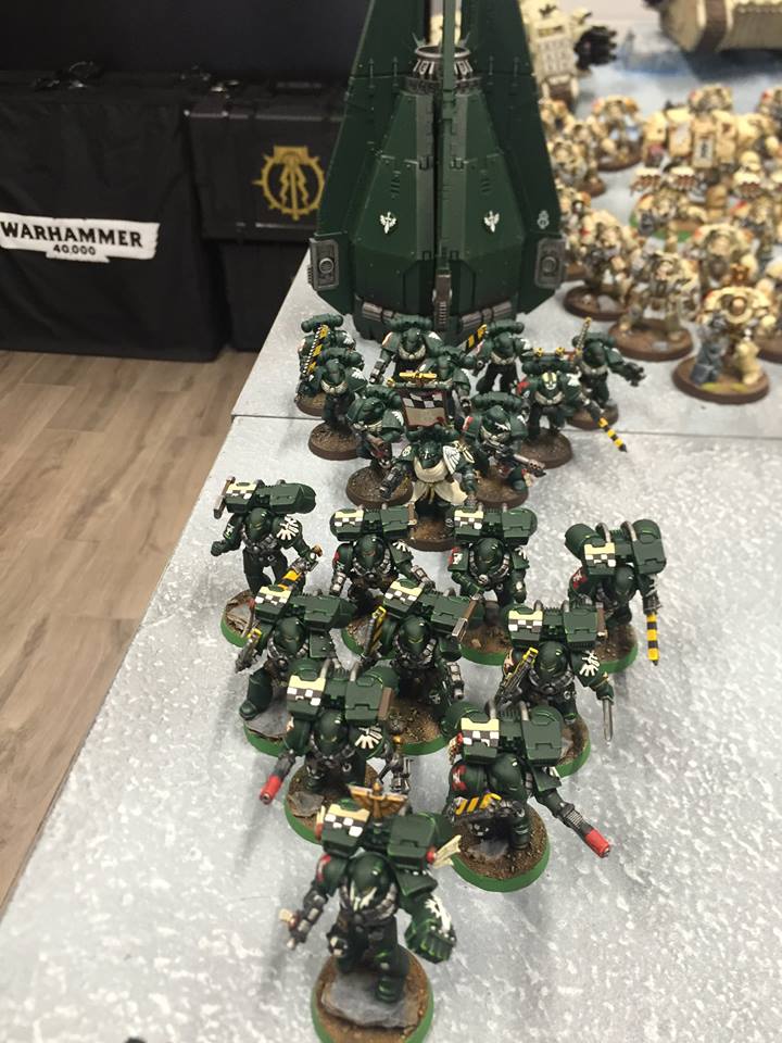 Colorblind Painter: Entire Dark Angels 4th Company with Reserves