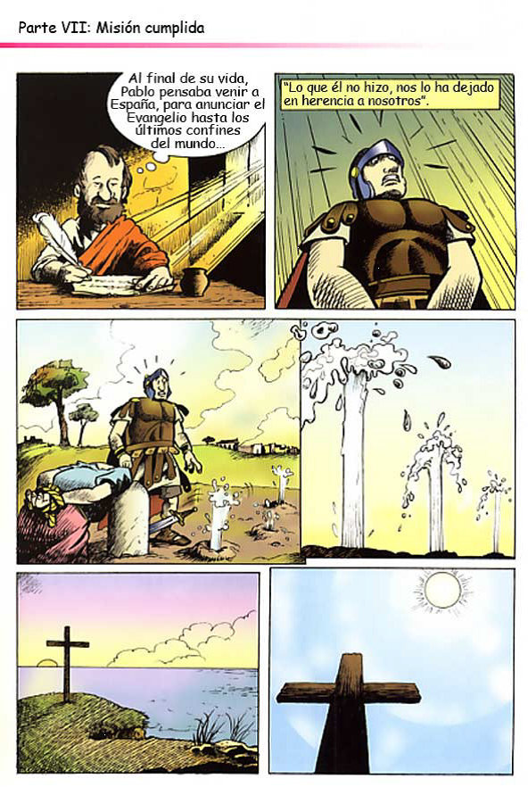 VIVAMOS LOS ESCRITOS DE PABLO: Comic: LA EVANGELIZACIÓN DE PABLO