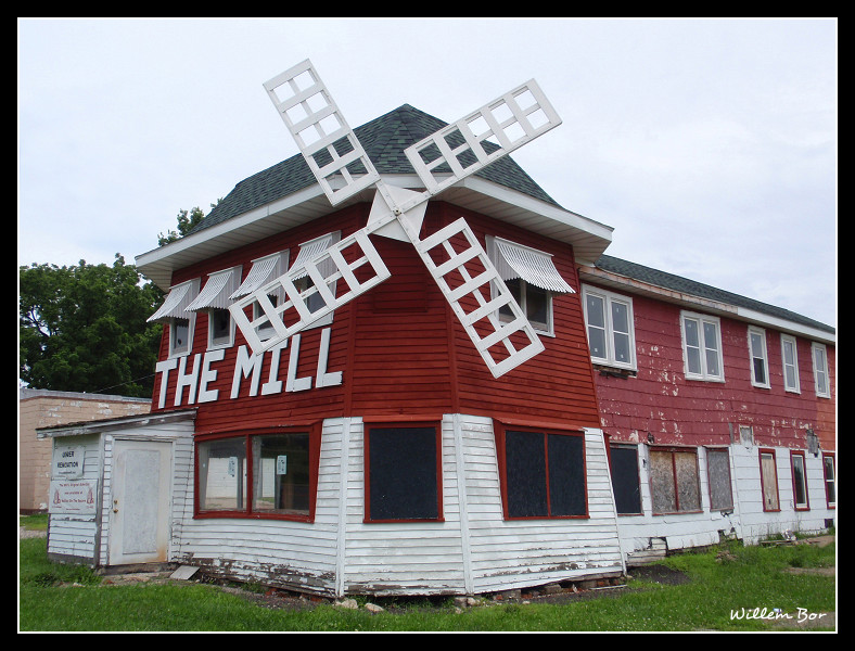 Route 66 Art: The Mill, Lincoln IL