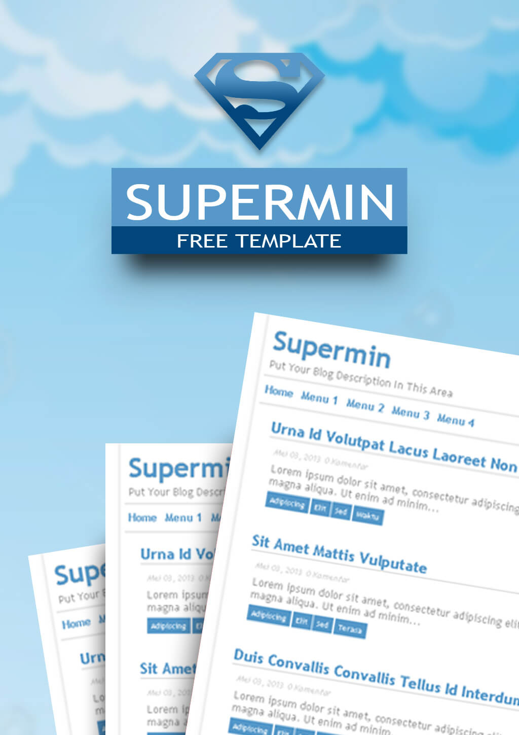 Supermin Free Template - Tupai Pagi