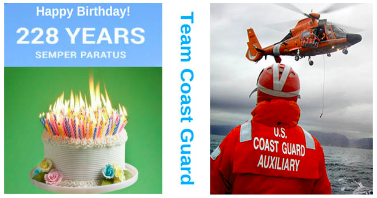 USCG Auxiliary Guam: Happy 228th Birthday U.S. Coast Guard!