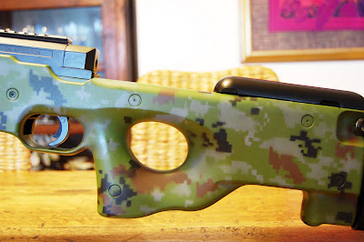Airsoft: "Sumrak"-Twilight Russian camouflage sniper.