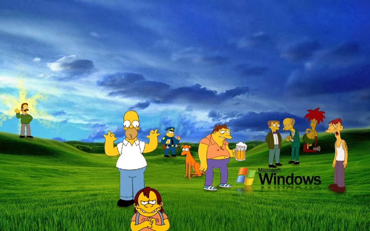 wallpapersanimesHD: Los Simpson En Windows