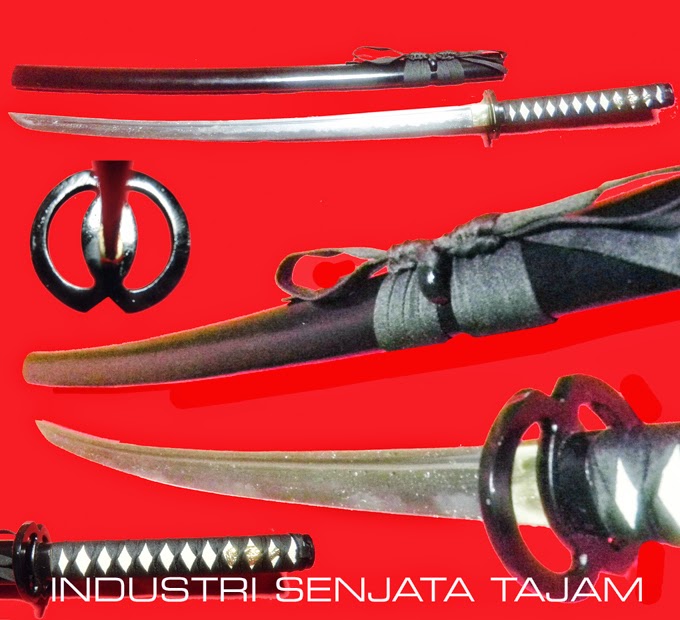 KATANA MUSASHI BLACK | Industri Senjata Tajam