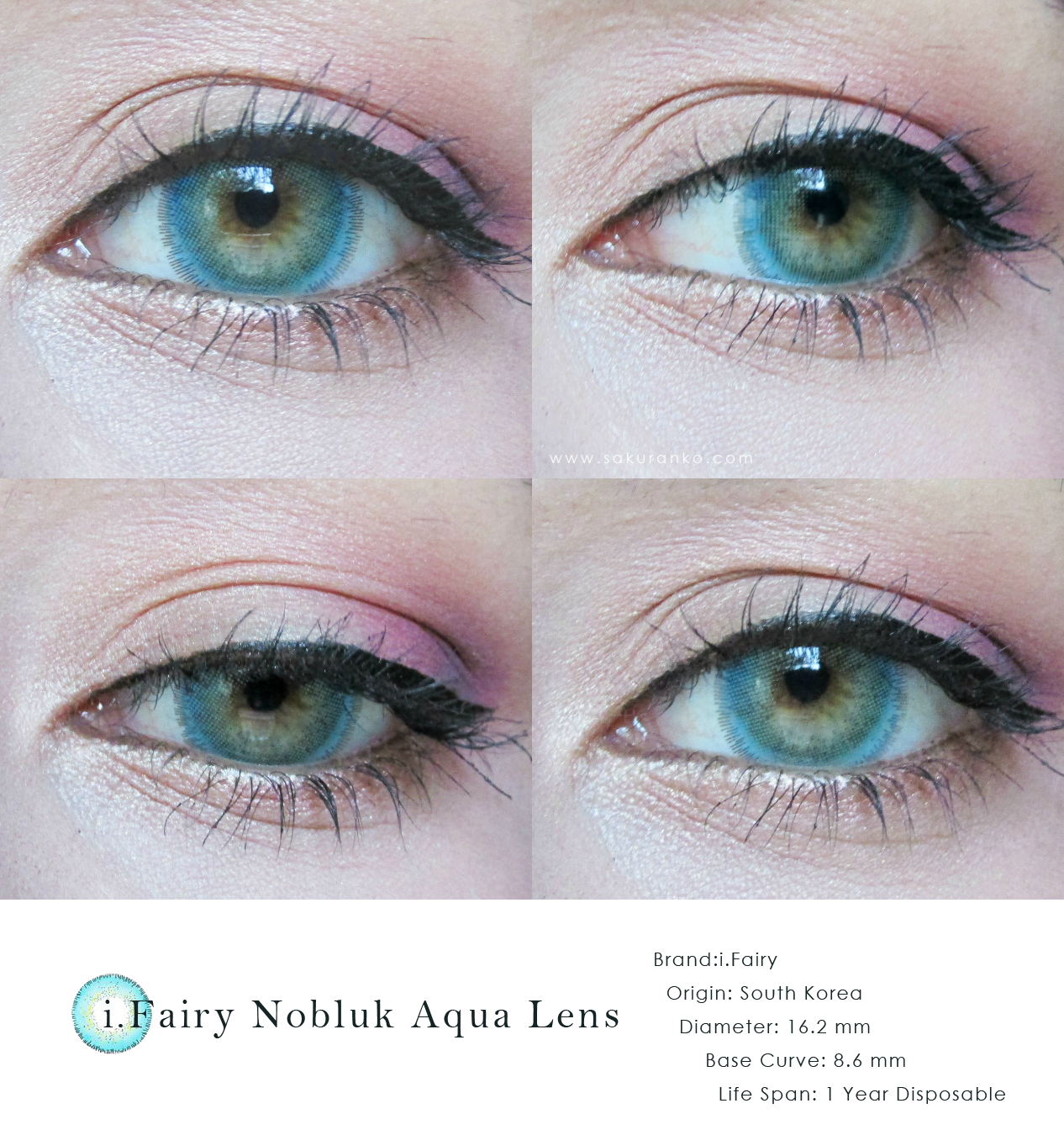 Sakuranko: i.Fairy Nobluk Aqua Lens Review