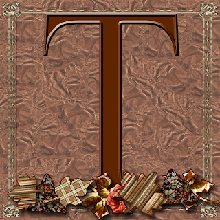 GRANNY ENCHANTED'S BLOG: "Autumn Quilt" JPG Free Scrapbook Alphabet