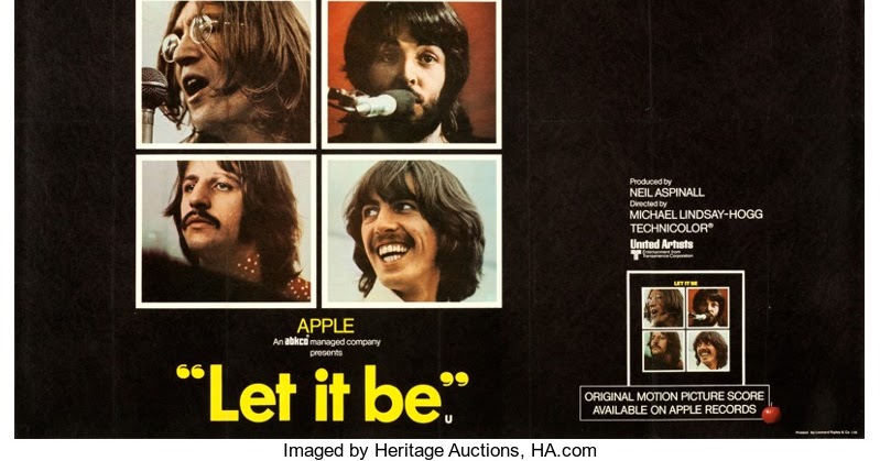Vintage British "Let it Be" poster