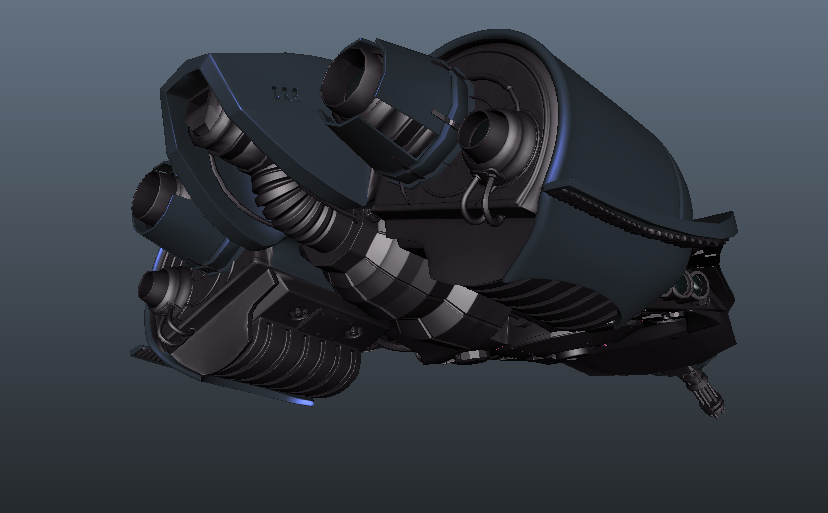 Chun Lu's 3D Art Blog: Hard Surface Modeling