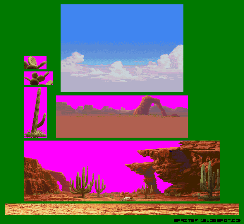 Sprite Fx: Sprite Background Land