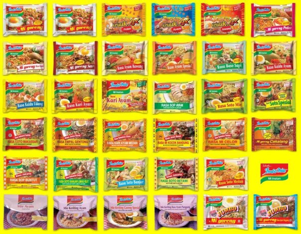 Jenis - jenis Indomie | Mie Nikmat Produksi Indonesia