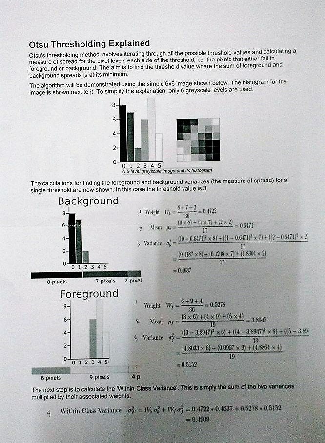 Bài tập Tin học: Otsu Thresholding Explained
