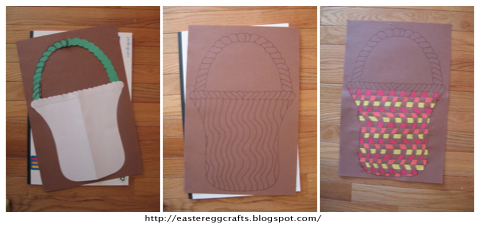 Weave an Easter Basket Scene | Easter Egg Crafts