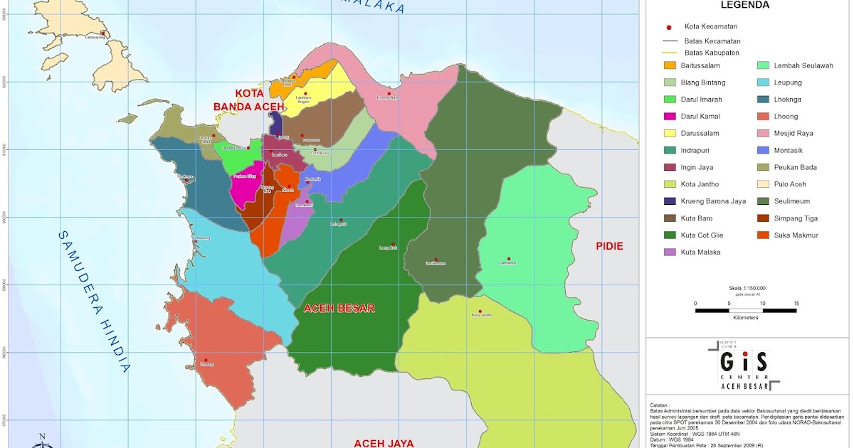 Peta Kabupaten Aceh Besar