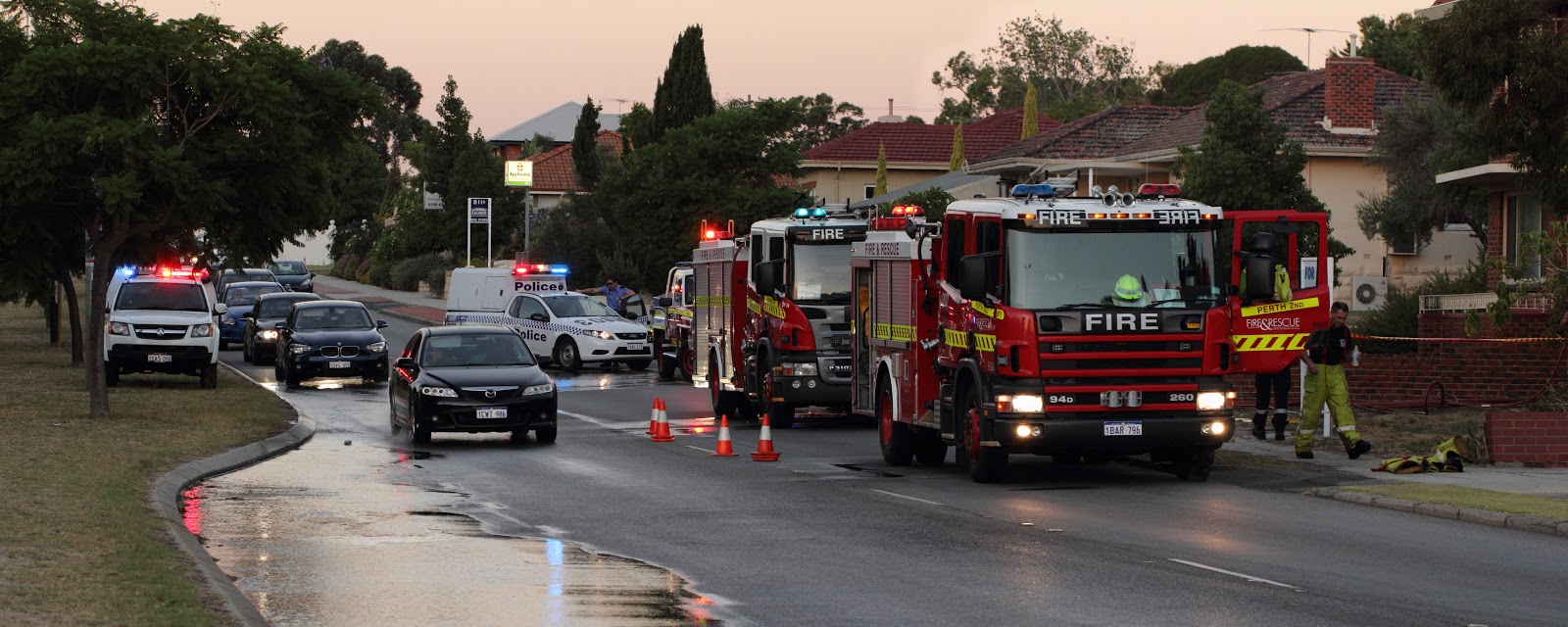 [Photo] Police and fire brigade attendance were required at a property ...