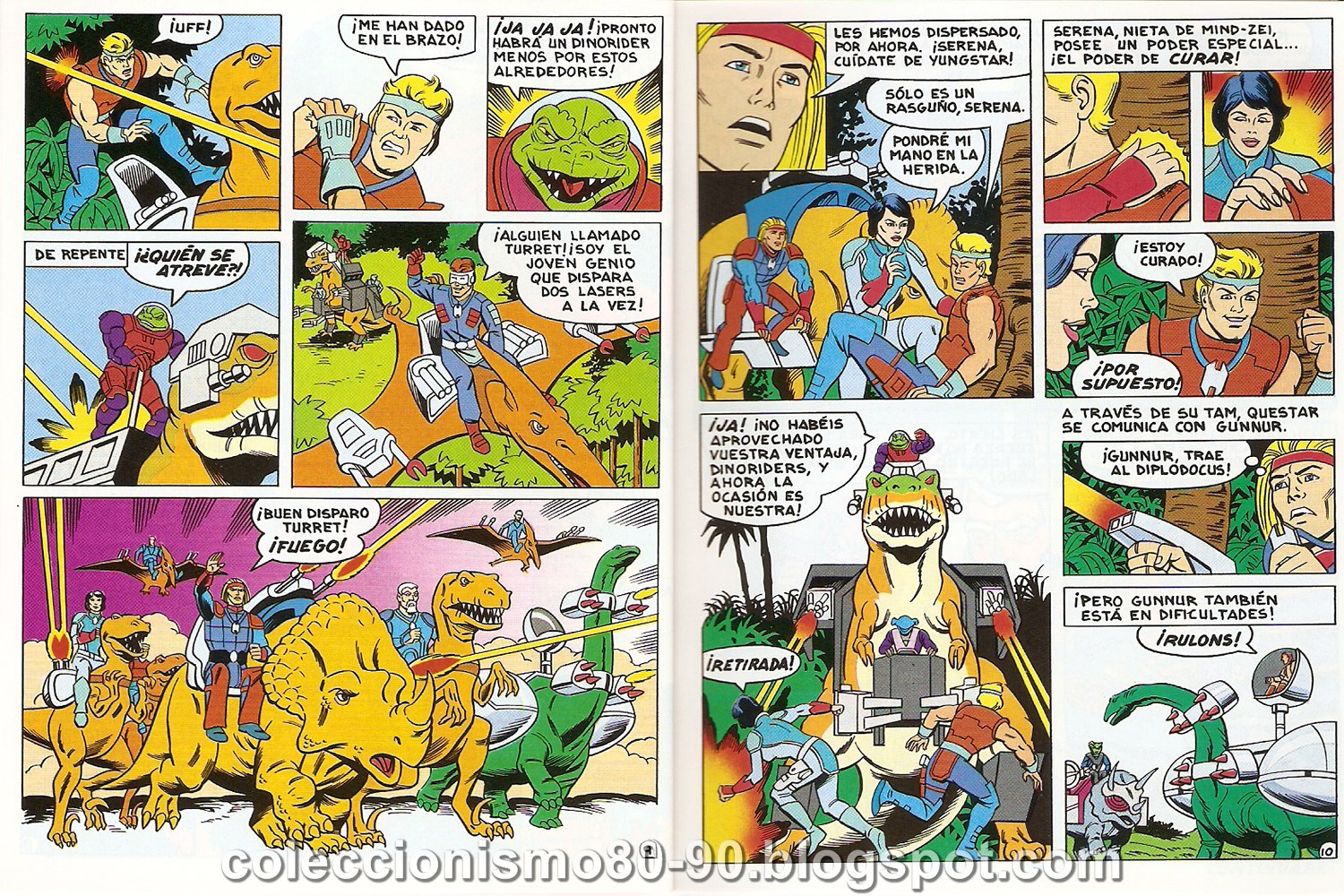 Coleccionismo 80-90: DINO-RIDERS: MINICÓMIC COMIENZA LA AVENTURA