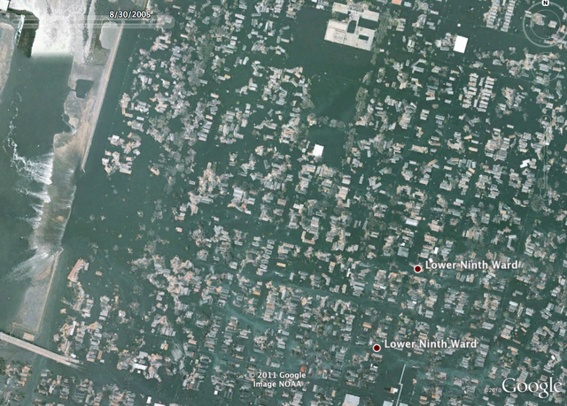 Google Earth Time Machine: New Orleans, Louisiana