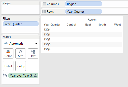 Tableau Expert Info Scenario 8 How To Calculate Year Over Year Growth When Quarters Are Like Tableau Expert Info Scenario 8 How To Calculate Year Over Year Growth When Quarters Are Like