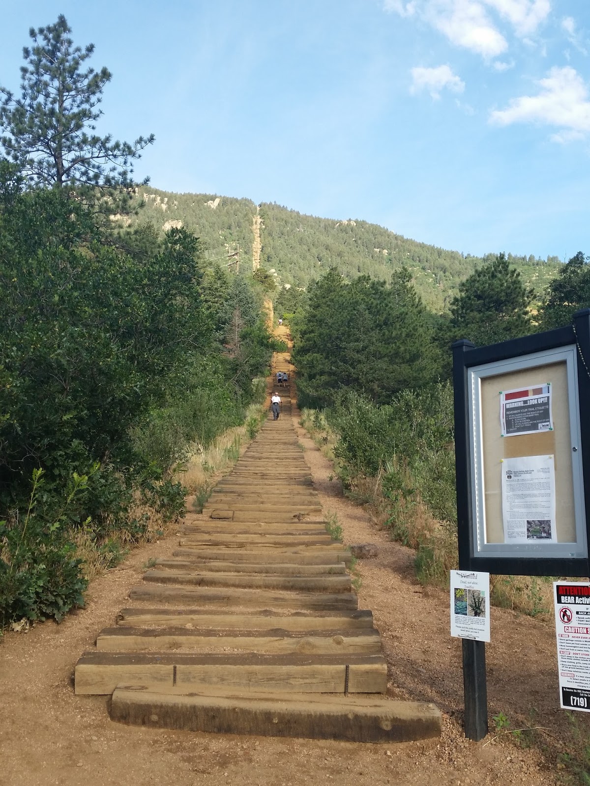 Taking it outside: Manitou Incline - what a workout!
