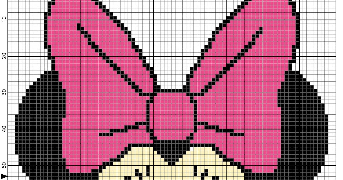 Kendra's Crocheted Creations: Minnie Mouse free graph