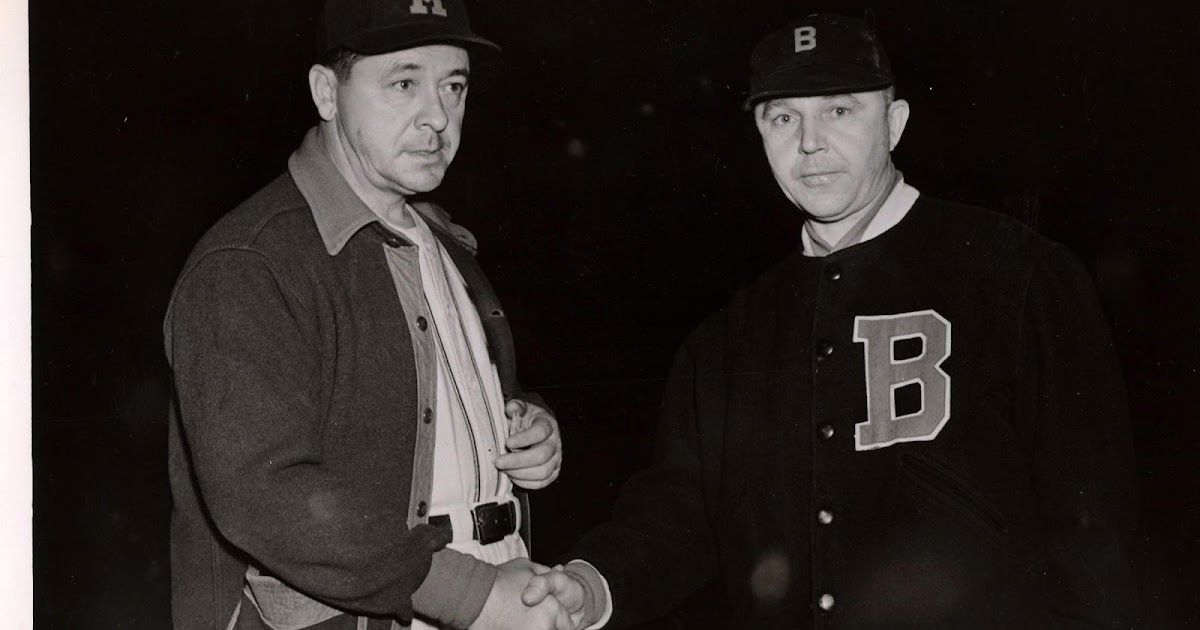 Borchert Field: 1936 Junior World Series Wire Photo - Shaking Hands
