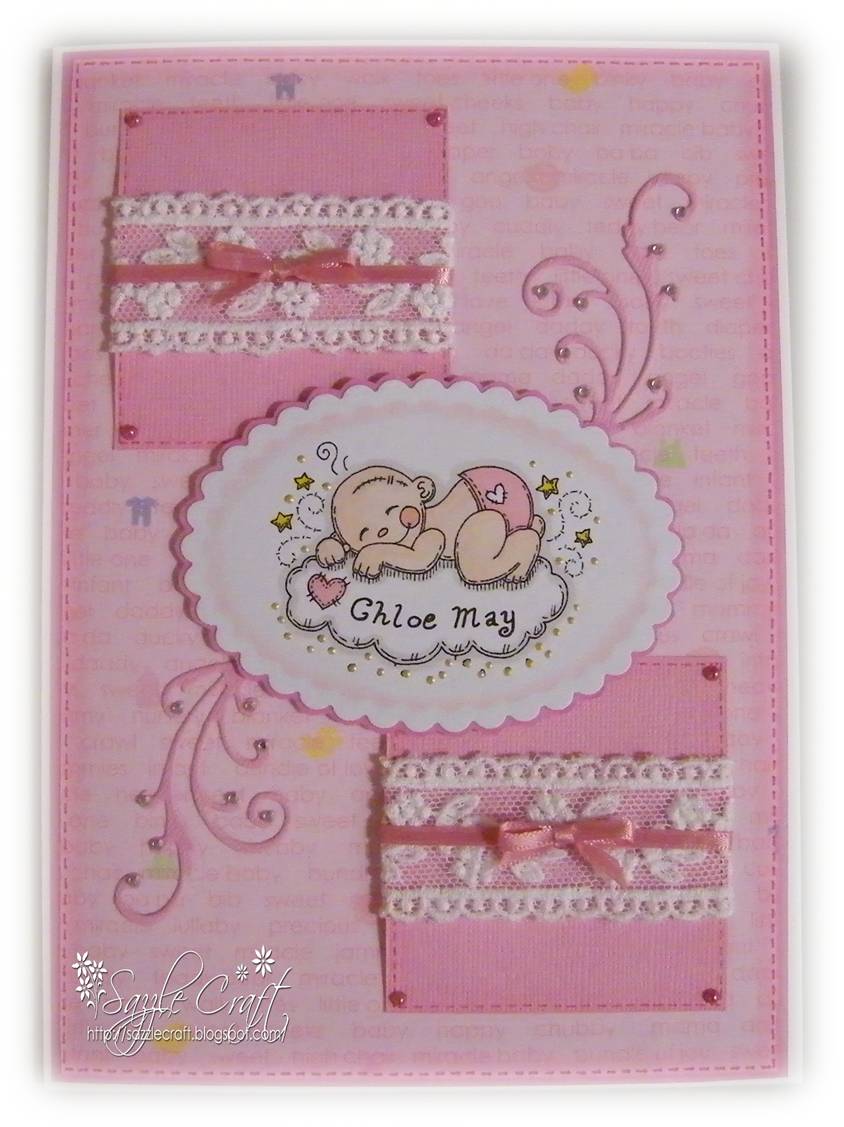 Sazzle Craft: Cuddle Cloud Baby Girl