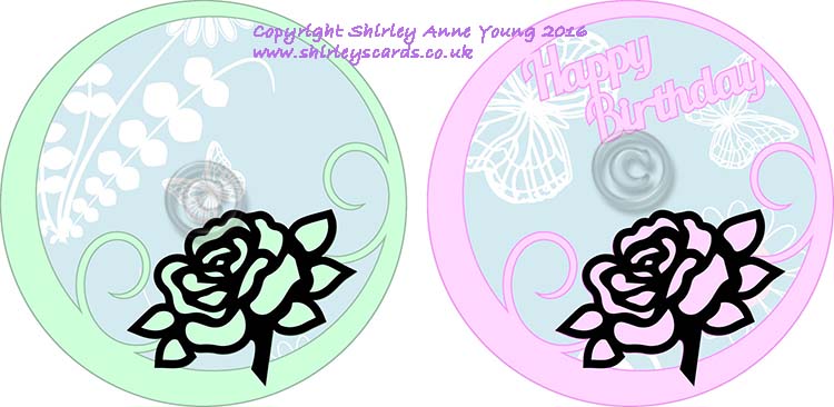 Shirley's Cards: Rose Topper freebie
